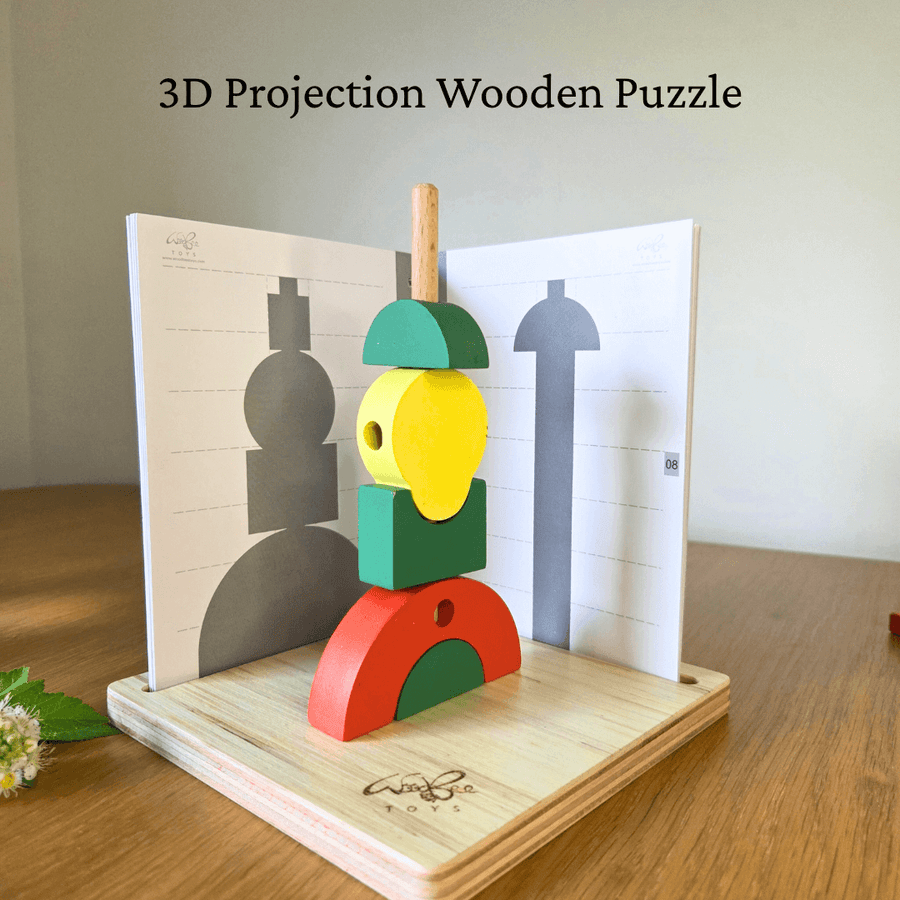 3D Projection Wooden Puzzle – WoodBee Toys