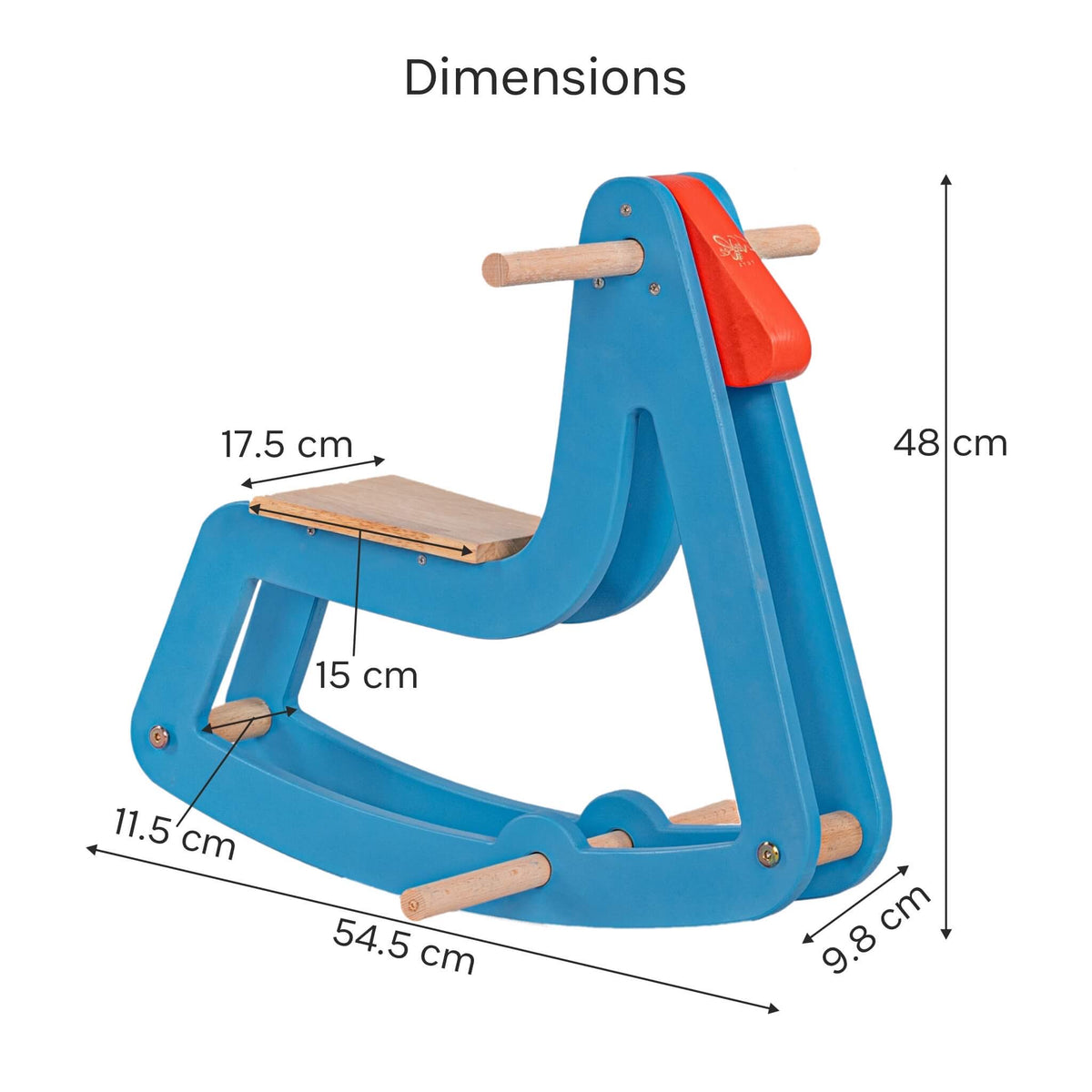 Buy Wooden Rocking Horse | Small | Woodbeetoys.com – WoodBee Toys