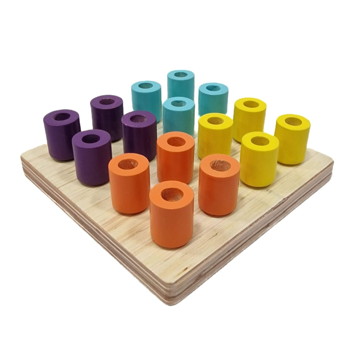 Buy Peg and Stack Board Montessori Toys | Woodbee Toys – WoodBee Toys
