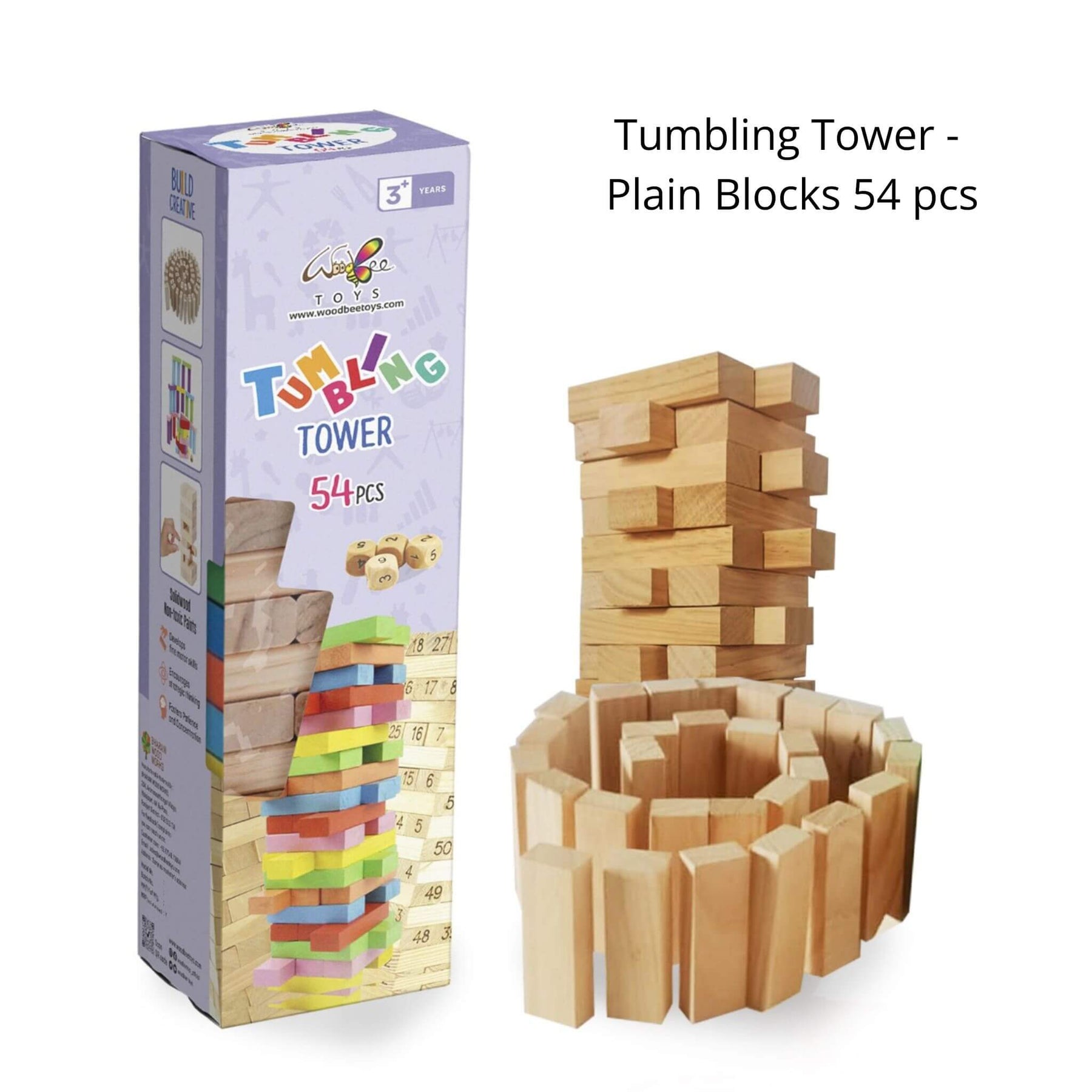 Buy Jenga or Tumbling Tower | Woodbeetoys.com – WoodBee Toys