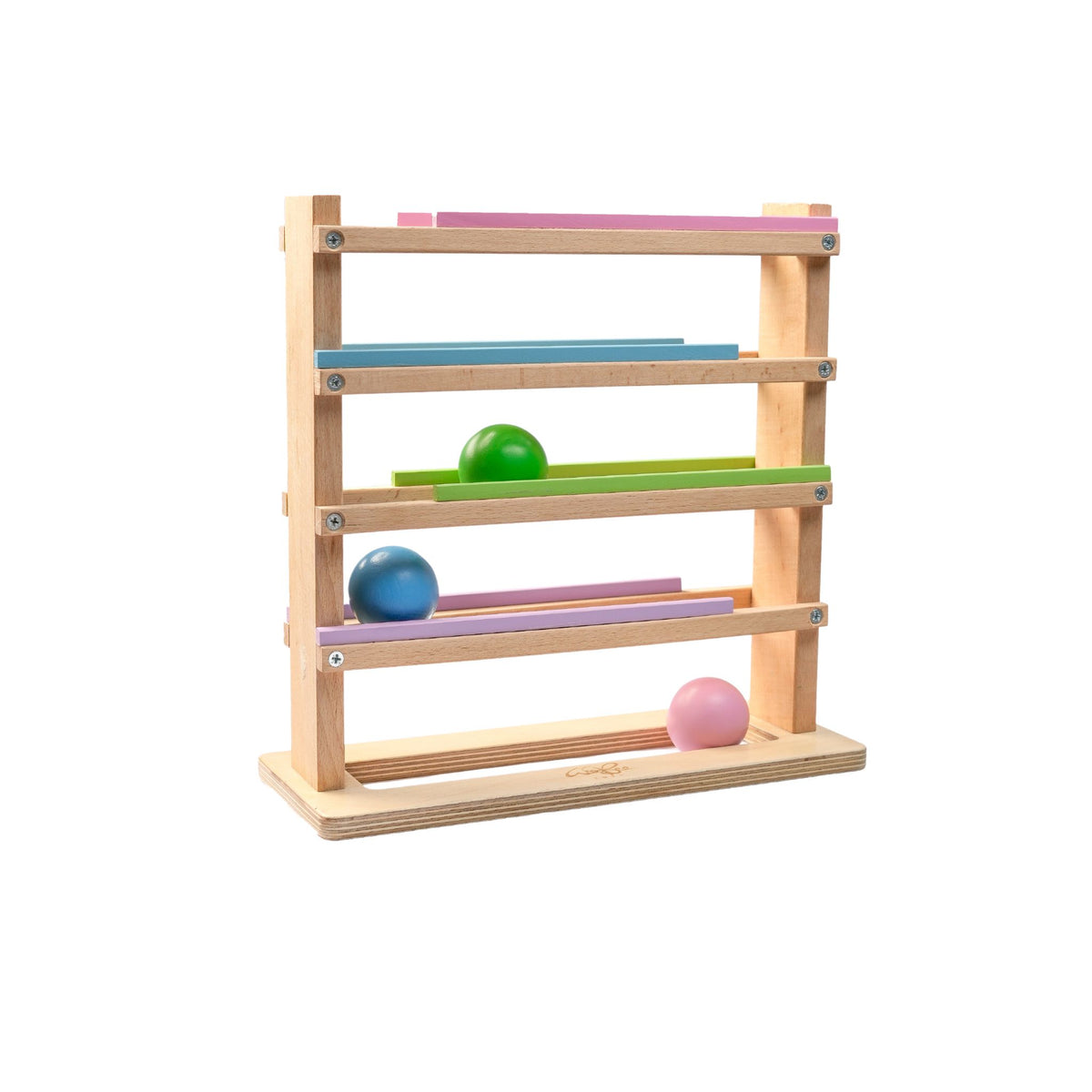 Buy Montessori Colored Wooden Ball Tracker | WoodBee Toys