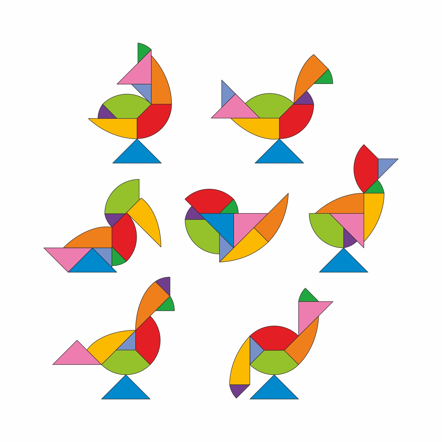 Woodbeetoys.com | Buy Wooden Tangram Puzzle | – WoodBee Toys