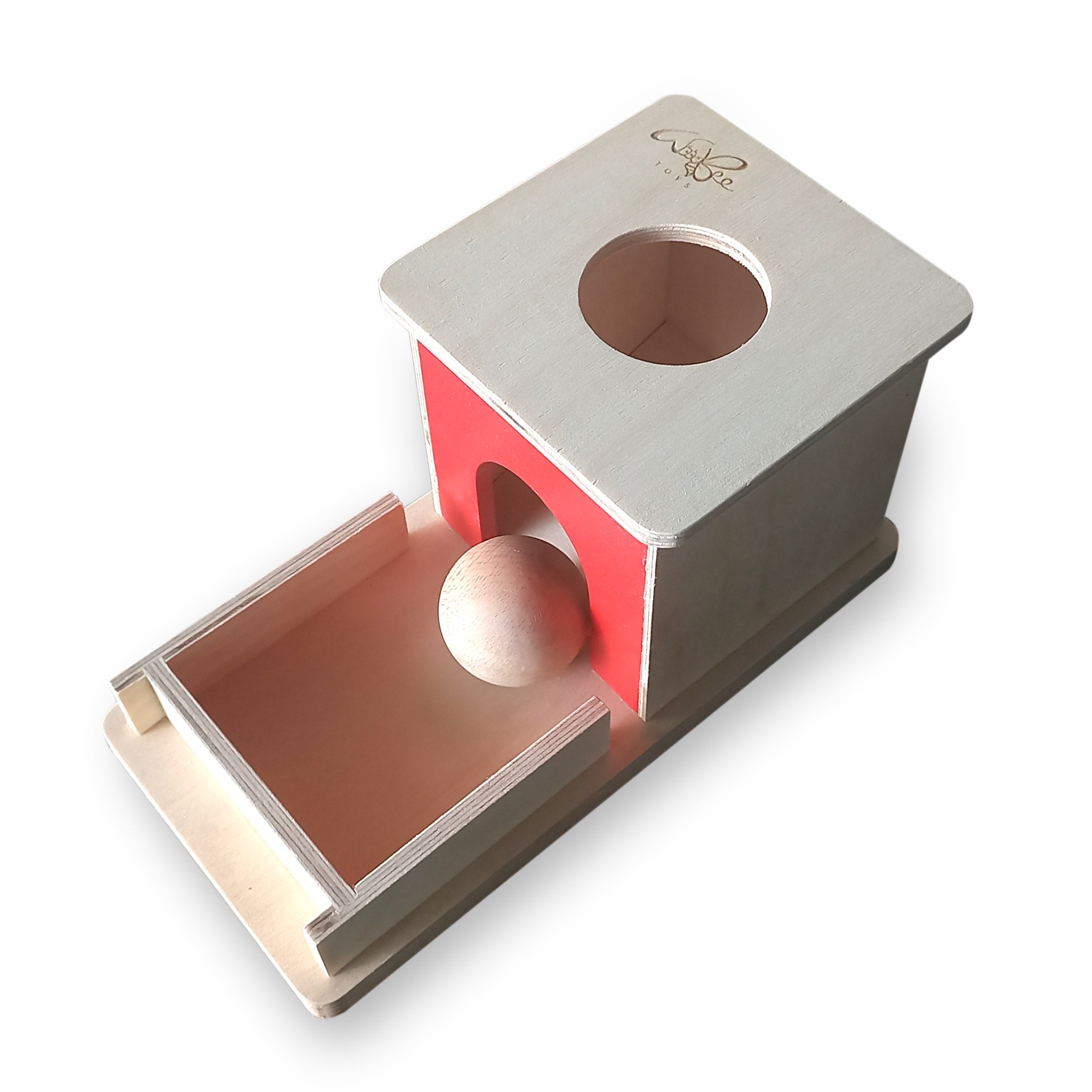 Object Permanence Box Montessori Inspired Cognitive Toy | Woodbee Toys ...